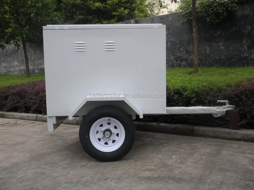 Powder Coated 4x4 Small Enclosed Dog Trailer - Buy Dog Trailer For Sale ...
