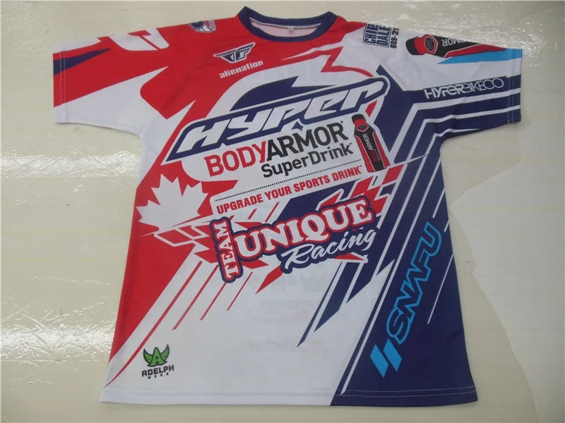 Custom Sublimated Racing Shirts - Quick Dry & Breathable