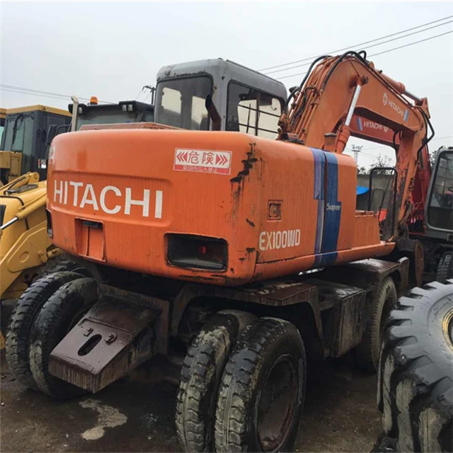Road Construction Used Hitachi Ex100 Ex100wd Excavator Equipment - Buy ...
