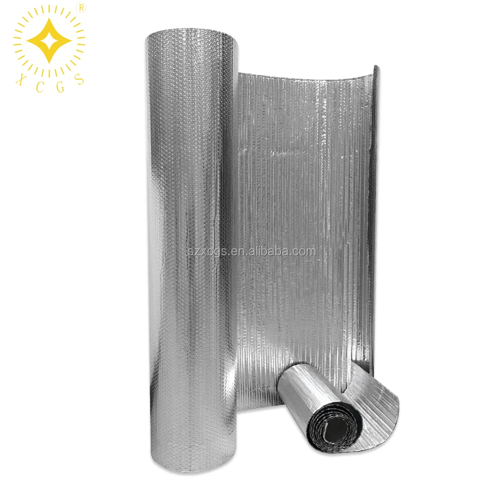 Reflective Silver Aluminum Foil Insulation Roll Roof Insulation For ...