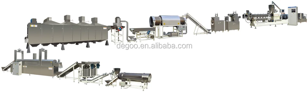 Twin Screw Extruded Rice Vermicelli Pasta Instant Noodle Extrusion ...