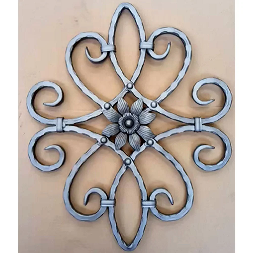 Stamped Steel Collars Of Wrought Iron Ornaments Used In Blacksmith ...