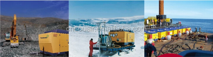 Compair-gardner Denver Mid-pressure Portable Diesel Turbo Screw Air ...