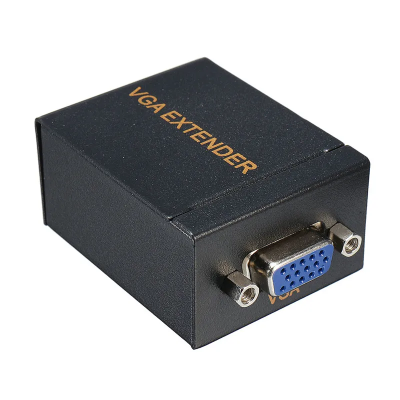 Hot 60m Vga To Rj45 Network Signal Extender Sender Over Ethernet Cable ...