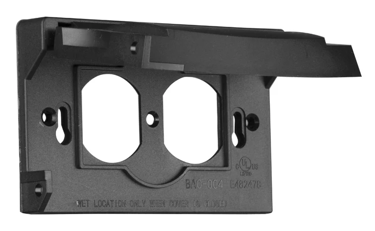 UL Listed Customized Plastic GFCI Weatherproof Outlet Cover BAO-003