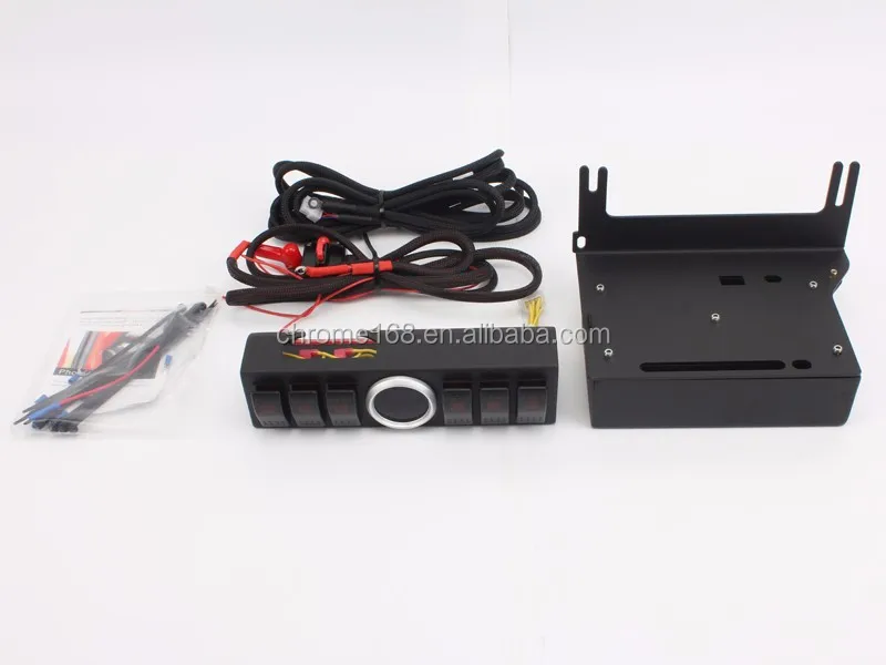 Led Offroad Light Bar Control Switch Panel For Jeep Wrangler Jk Truck ...