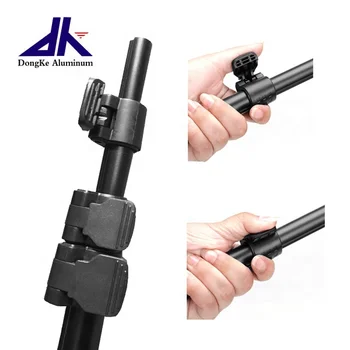 Portable Telescopic Aluminum Pole With Quick Release Flip Lock Clamp ...