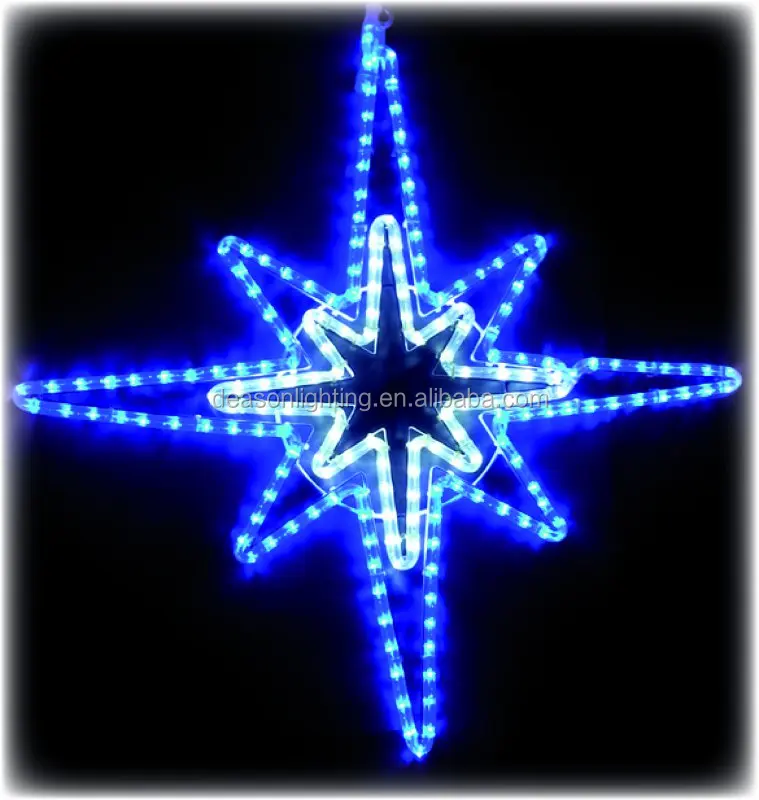 Star Christmas Light Blue Led - Buy New Christmas Lights Hanging Star ...