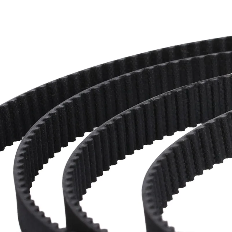 Black Gt2 6mm Open Timing Belt Width 6mm Gt2 Belt Rubber Glass Fiber