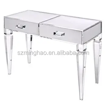 Factory Supply Elegant Lucite Dressing Table With Drawers - Buy Lucite ...