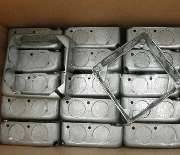 4"square Tin-Based EMT Extension Box - Durable & Versatile