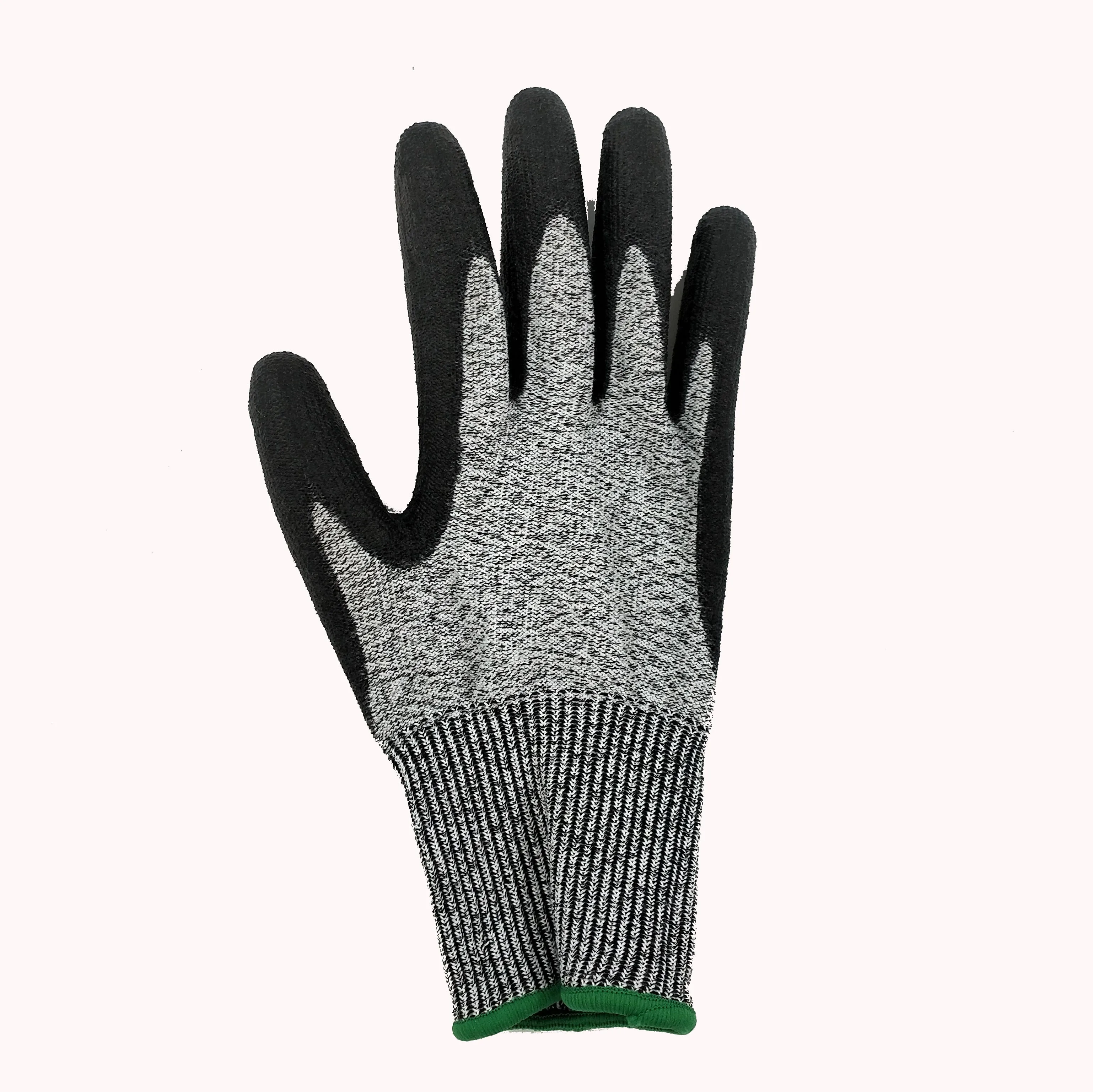 Made In China En388/en420 Level 5 Cut Resistant Pu Working Food Service ...