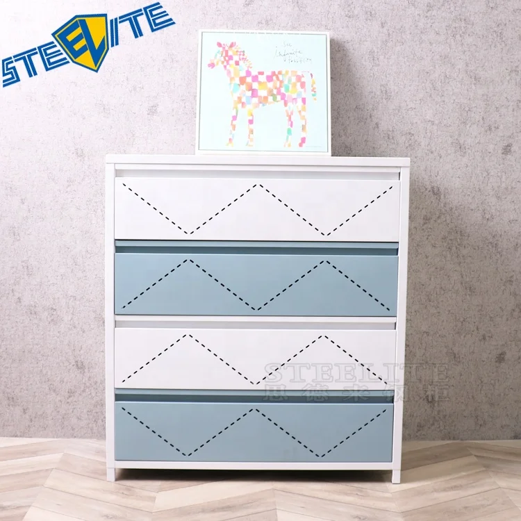 Baby Kids Toys Storage Drawer Cabinet/narrow 4-tier Drawers Cupboard ...