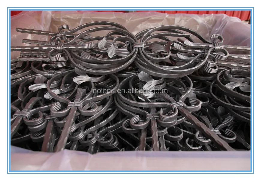 Wrought Iron Stair Railing Components - Balustrades & Panels