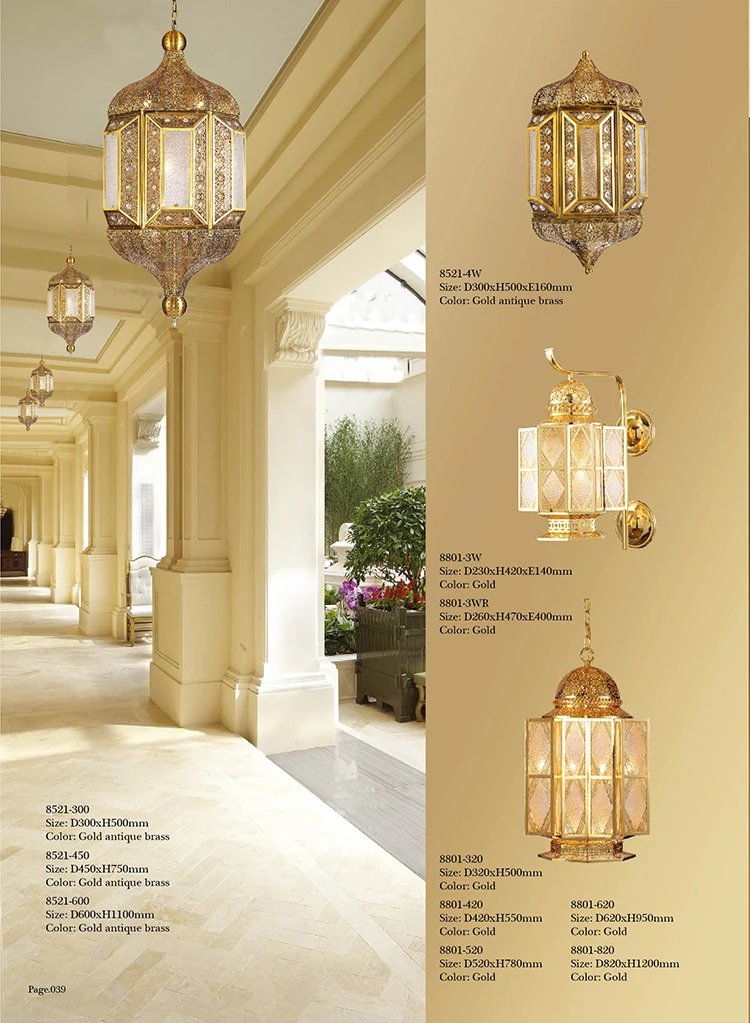 Arabic Lantern Lobby Modern Pendant Lighting - Buy Moroccan Lamps And ...