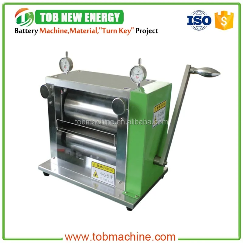 Lab Manual Roller Rolling Press Machine For Li-ion Battery Electrode ...