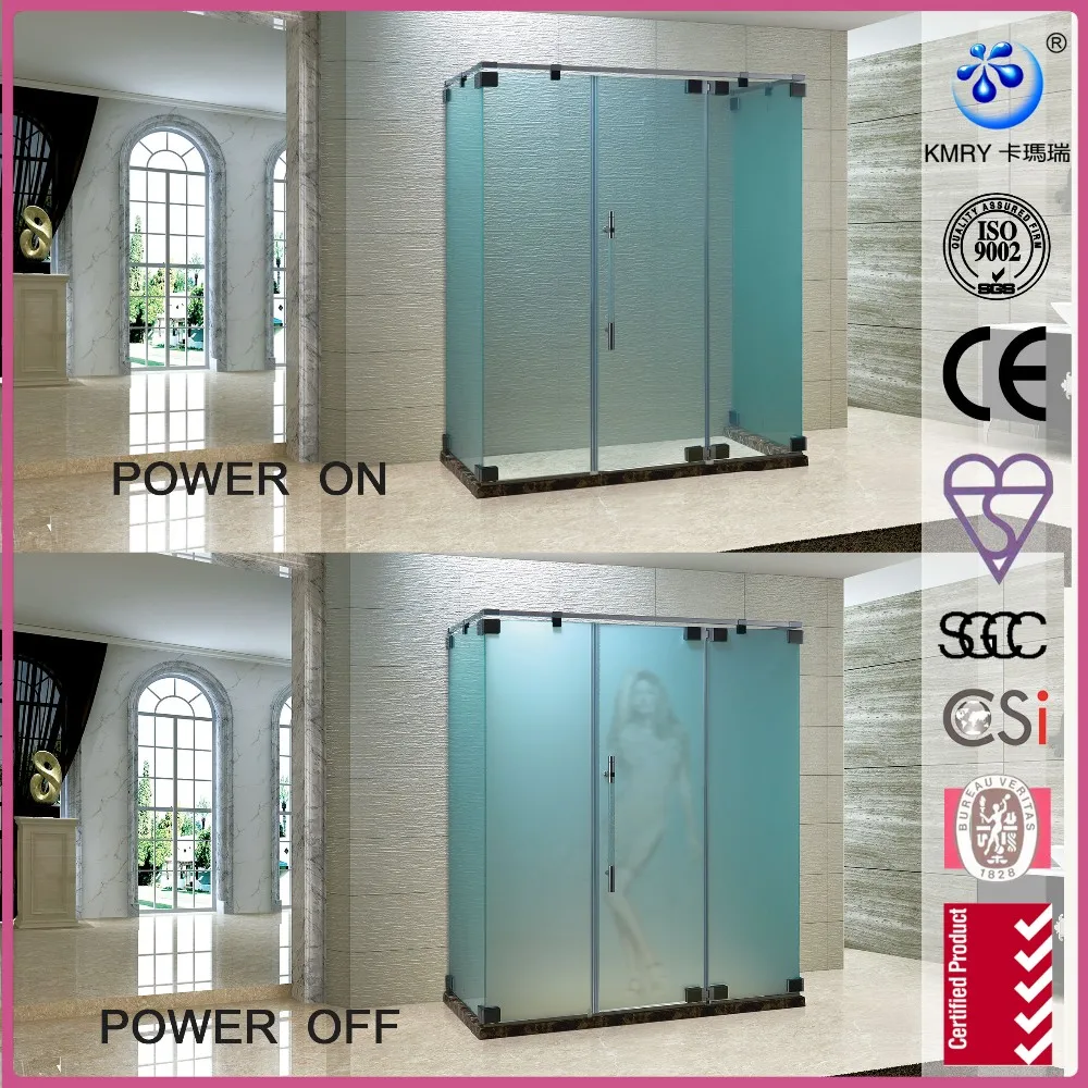 Smart Shower Doors - Intelligent Laminated & Electrochromic Glass