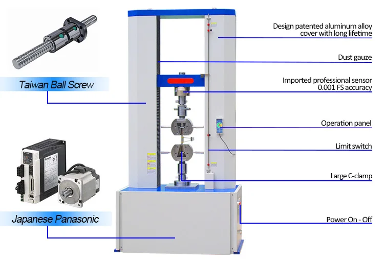Best Servo Actuator 200kn Universal Tensile Testing Machine - Buy 200kn ...