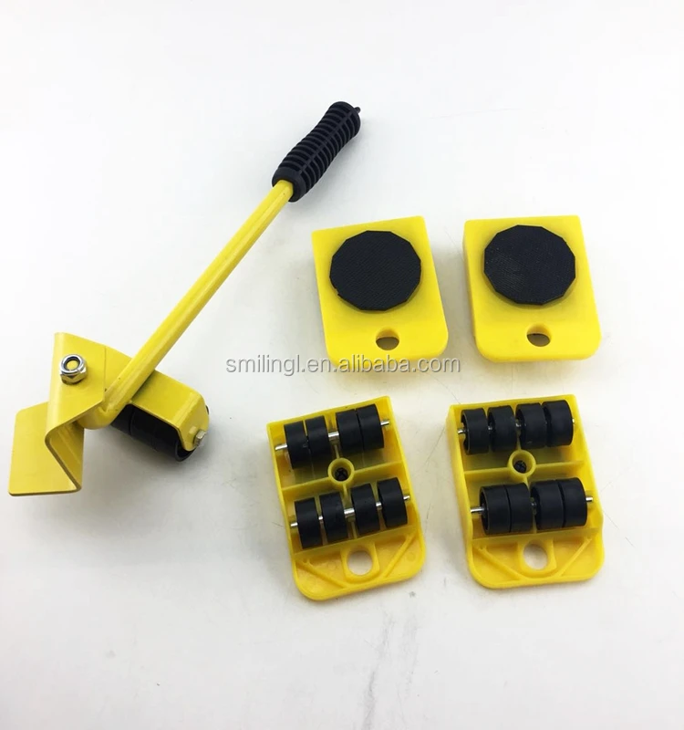 4pcs Heavy Furniture Mover Rollers Gold Furniture & Appliances Slides ...