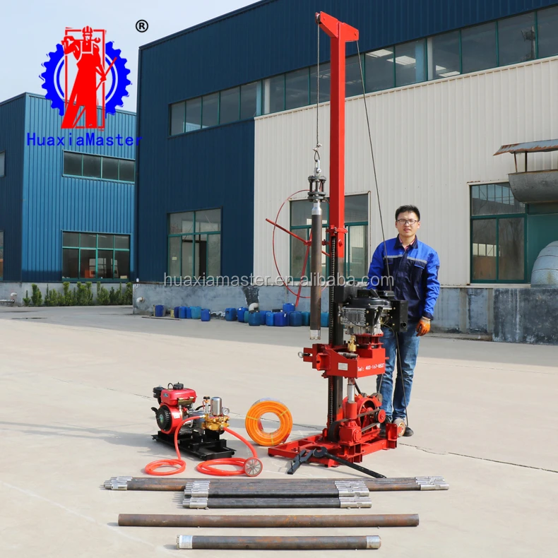 Portable Qz-3 With Winch Drilling Rig Water Well / Mini Drill Rig ...