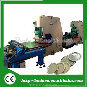 Lid Press Machine,Tin Can Press Machine,Metal Can Lid Making Machine ...