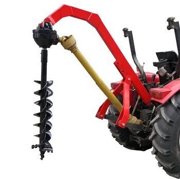 Tractor Post Hole Digger With Pto Shaft,3point Hole Digger For Tree ...