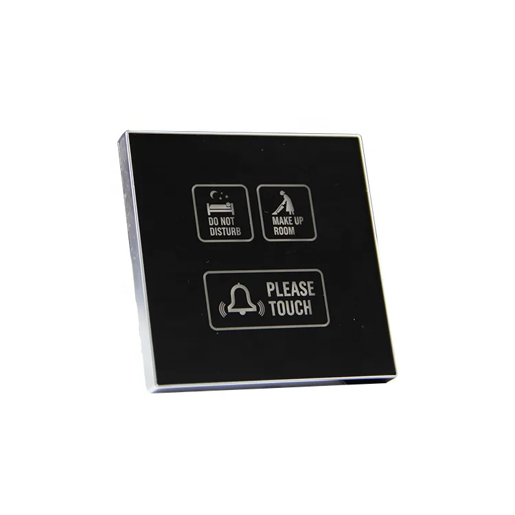 Do Not Disturb/make Up Room Touching Style Hotel Doorbell Switch - Buy Doorbell Switch Black ...