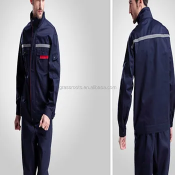 Black Two Piece Overalls Fashion Engineering Smock Uniform Workwear ...