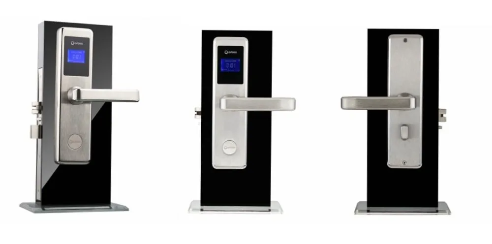 Lcd Panel Digital Hotel Door Lock Orbita Rfid Key Card Lock 2 Years ...