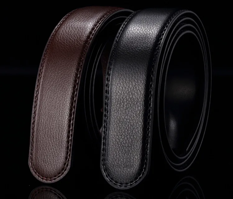 Ab025 Office Men`s Leather Automatic Buckle Belt For Formal Clothes ...