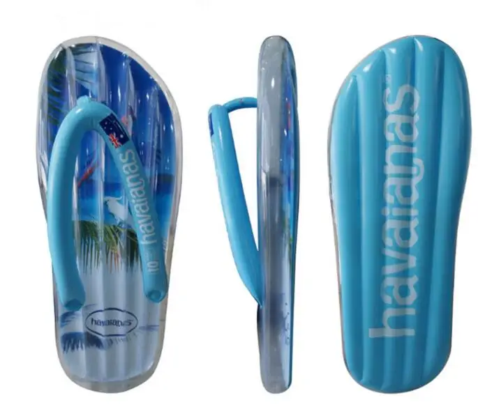 Inflatable Slipper Floating Row Beach Inflatable Water Mattress Toys ...