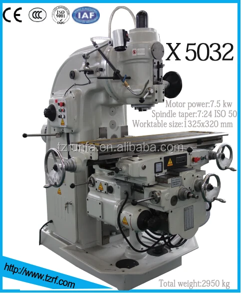 Heavy Duty Milling Machine X5032 - Buy Milling Machine,Vertical Milling ...