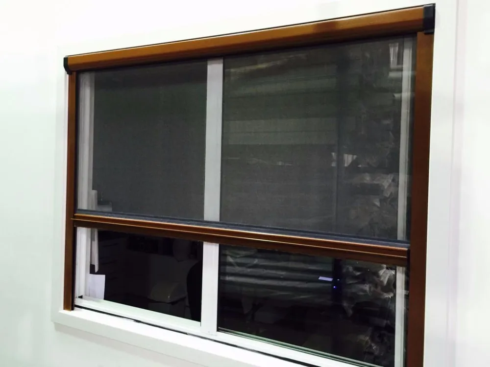 Aluminum Frame Fiberglass Retractable Fly Insect Screen