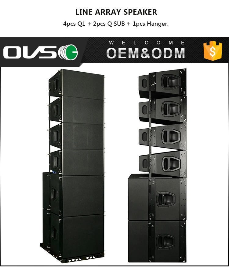 Q1 Line Array And Neodymium Speaker And Passive Dual 10 Inch - Buy Q1 Line Array,Nexo Line Array ...