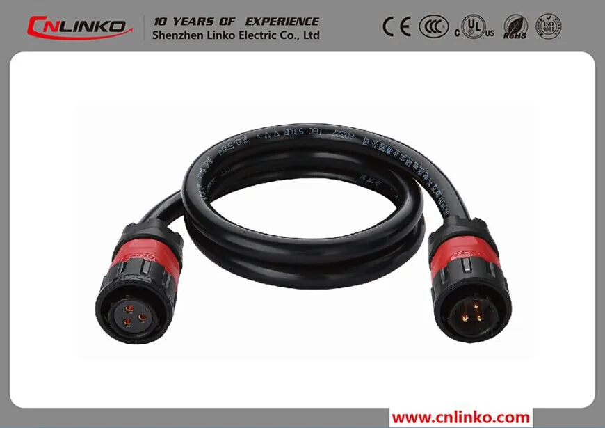 2 Pin Conector Ip65 Dc Connector Plug 24v Led 2 Pin Waterproof ...