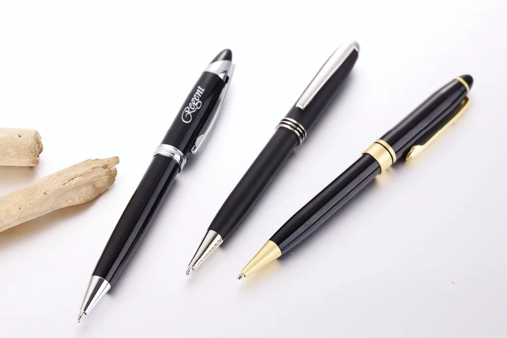 Fairmont Hotel Slim Ball Pen - Customized Logo & Ink Color