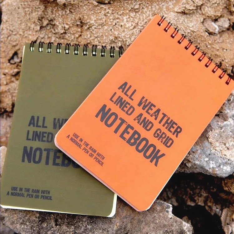 Waterproof All Weather Field Notebook - With Lined And Grid Pages - Buy ...