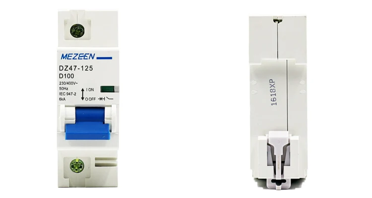 Mcb Dz47-125 100 Amp Mcb 100amp 2p Miniature Circuit Breaker 230v 400v - Buy Dc Mcb 100a,Mcb Dc ...