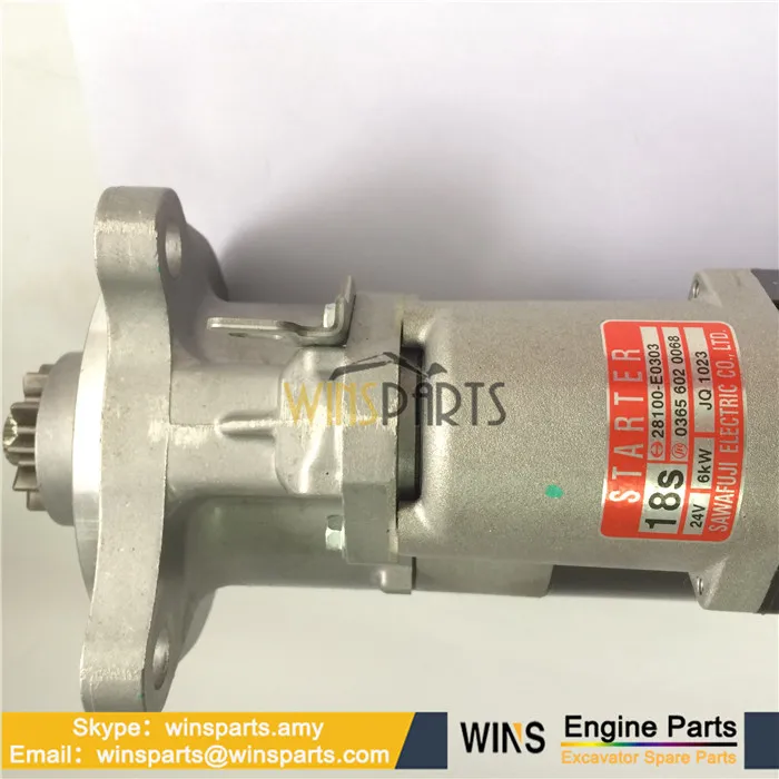 28100-e0303 28100-e0340 Vh28100e0303 Vh28100e0340 P11c Starter Motor ...