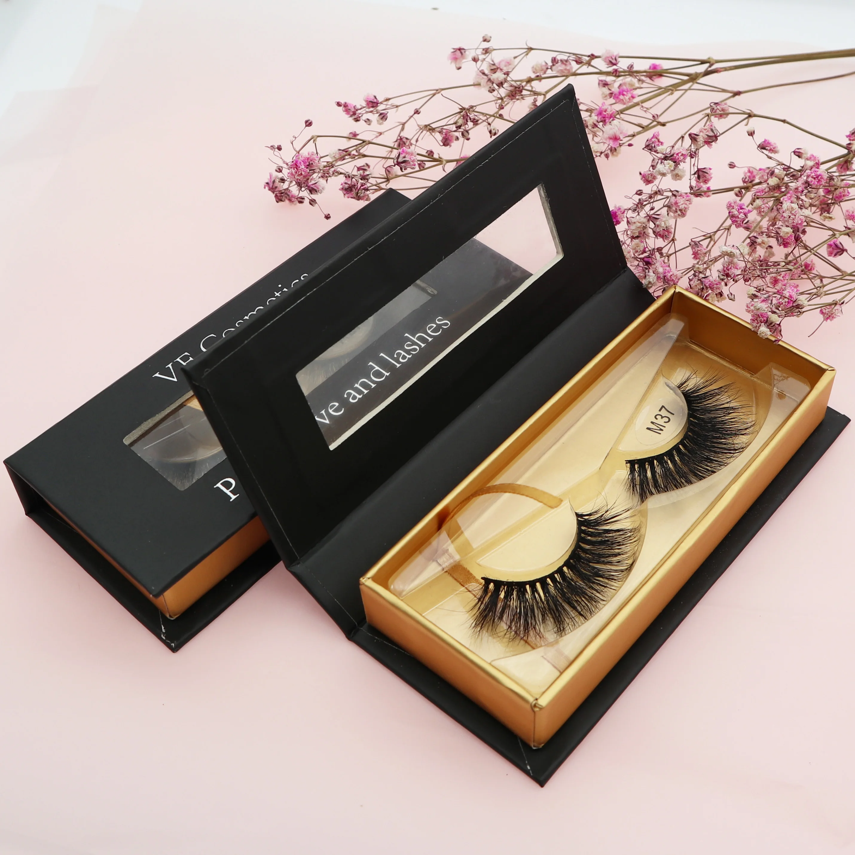 Wholesale Mink Eyelash And Custom Eyelash Box Order Lashes Send Free ...