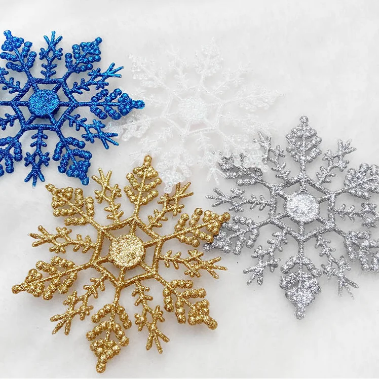 Wholesale Christmas Decorative Plastic Snowflake Ornaments - Buy ...