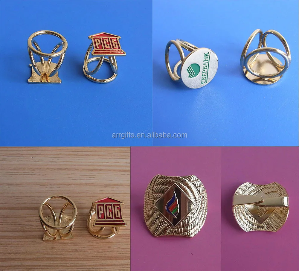 Metal Silver Stamped Boy Scout Neckerchief Woggle Scarf Pin - Buy Head ...