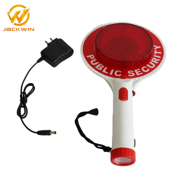 Hand Held Led Warning Light Signs/safety Warning Stop Signs - Buy Led ...