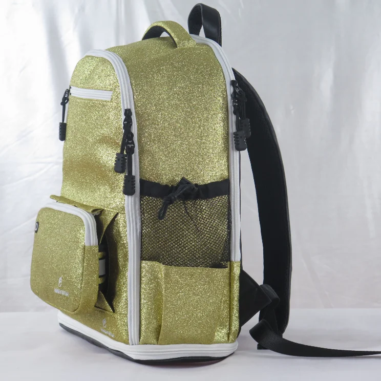 Customized Red Glitter Cheerleader Backpack for School Travel & OEM