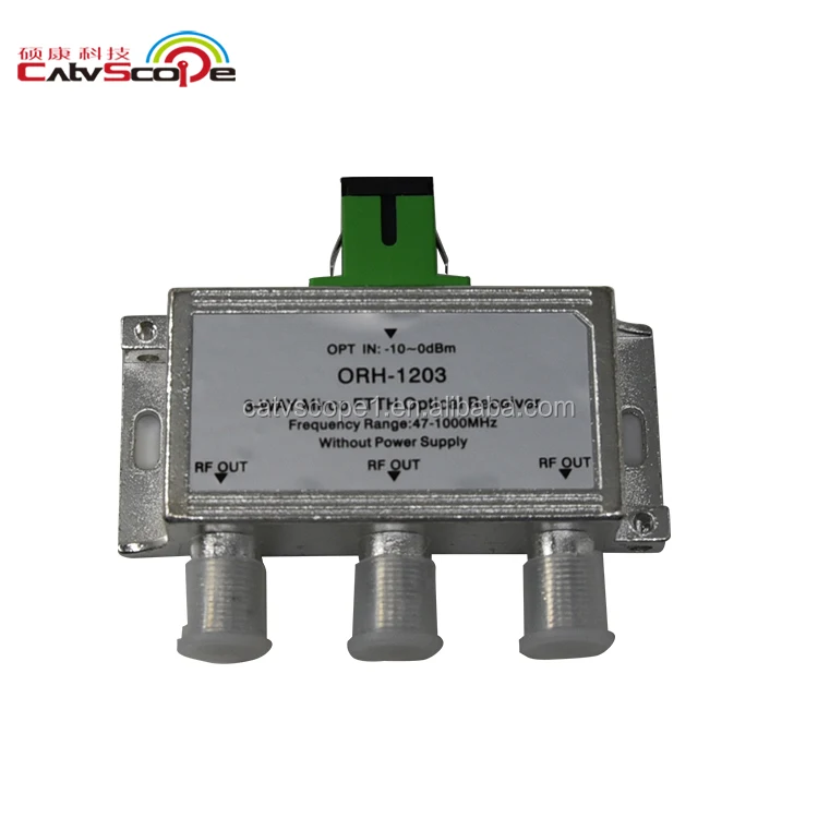 Ftth Optical Receiver 3 Way Orh-1203 Catv Micro Ftth Optical Node ...