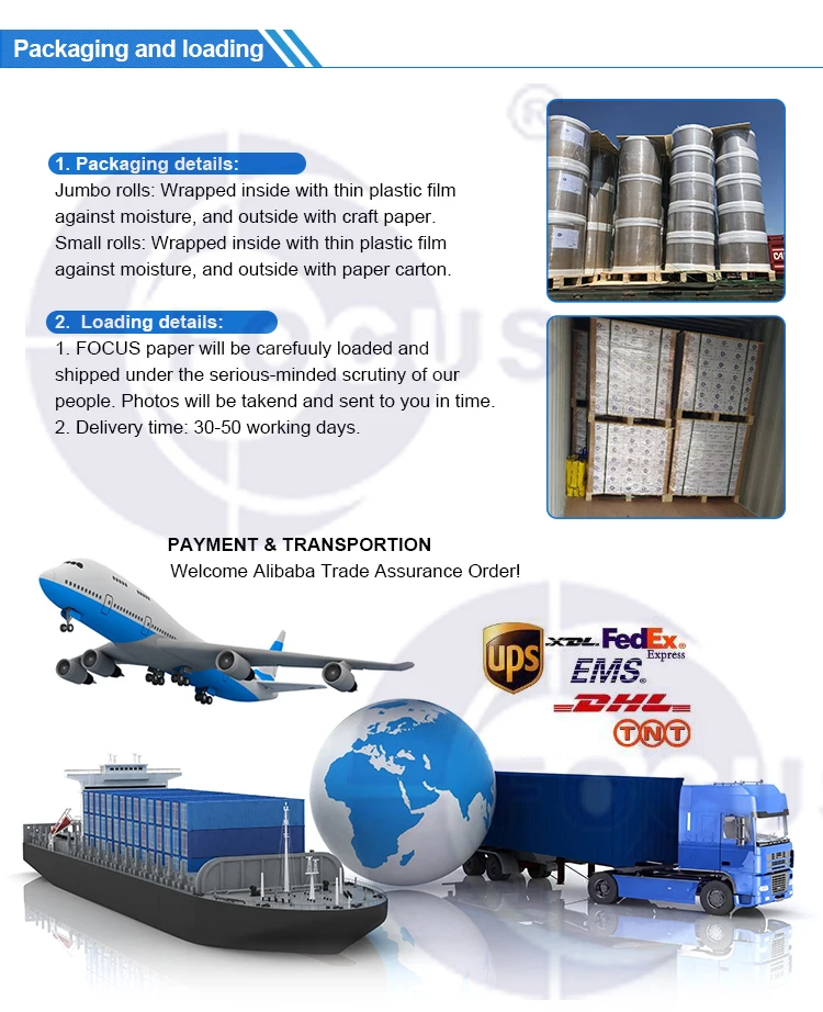 400gsm Moisture Proof Offset Printing Paper A4 80gsm Self Adhesive