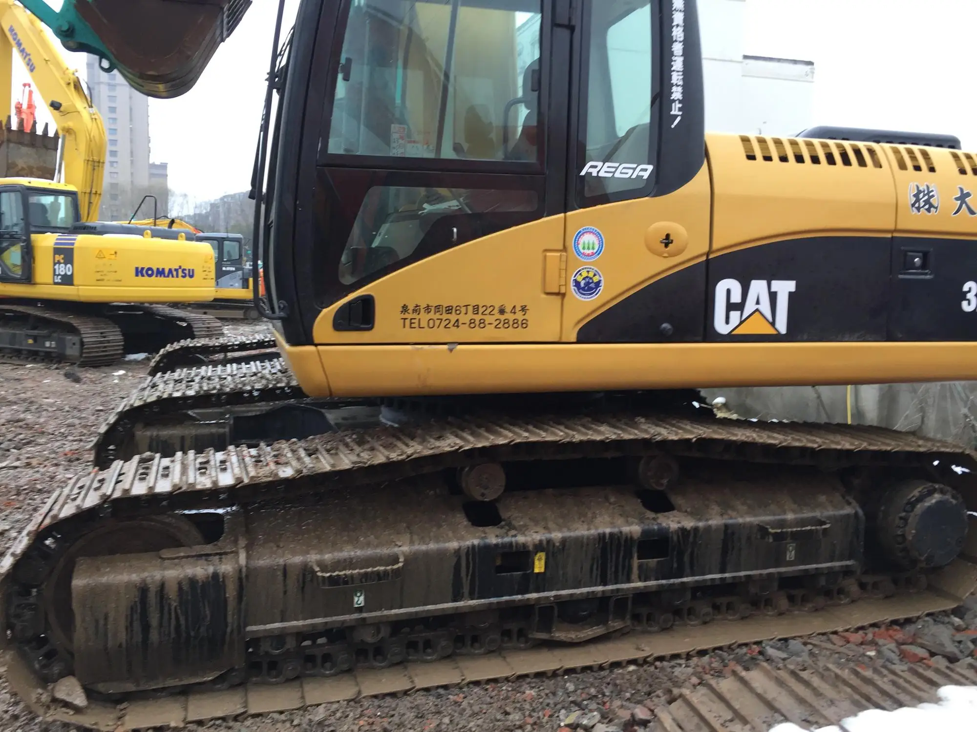 Operating Weight 21760kg And 4160mm Maximum Digging Depth Used Cat 325c ...