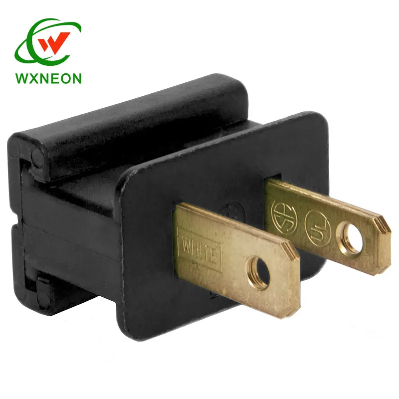 2 Pins Slide On Electrical Vampire Male Plugs For String Light ...