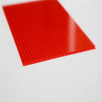 4mm 6mm 8mm 10mm Thickness Twin Wall Lexan Polycarbonate Sheet Price ...