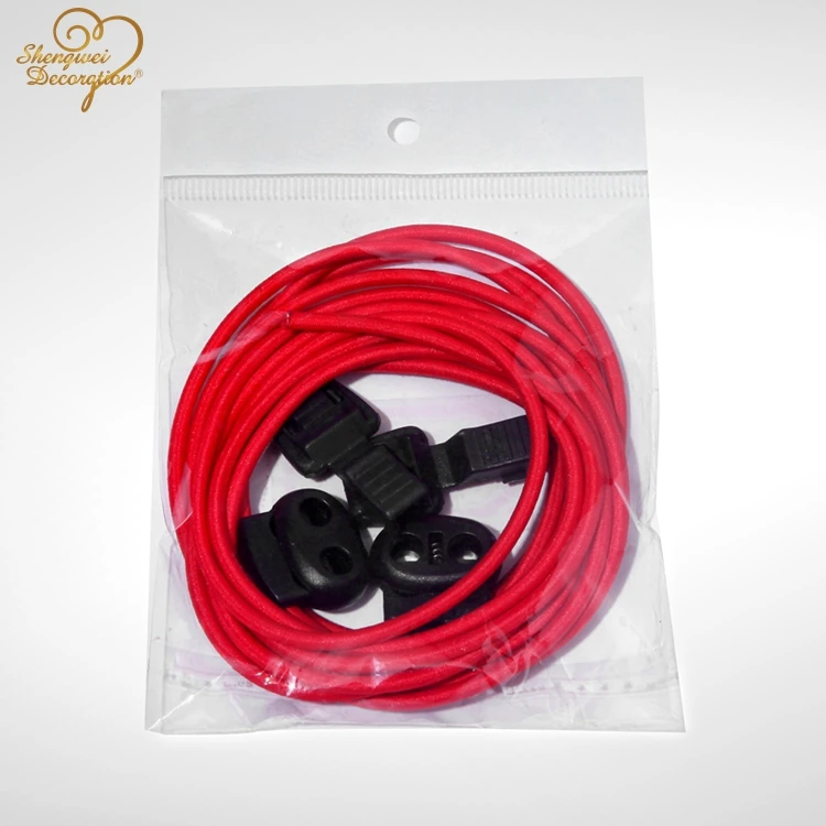 3mm Elastic Drawstring Cord with Plastic Stopper - Sustainably Made